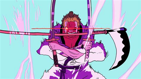One Piece Zoro Three Sword Style Purgatory Onigiri By Pantelis