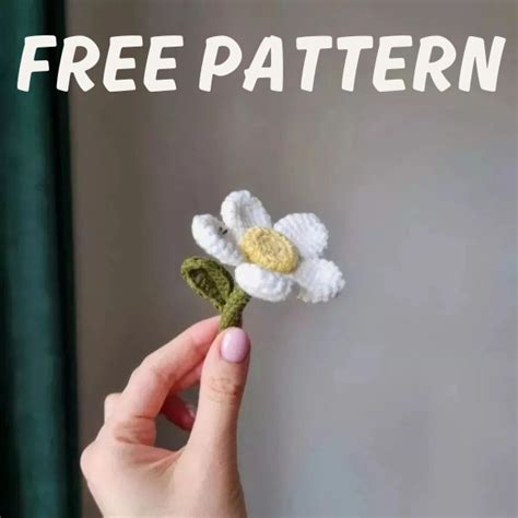 Free Crochet Flower Pattern In Softest Colored Yarn