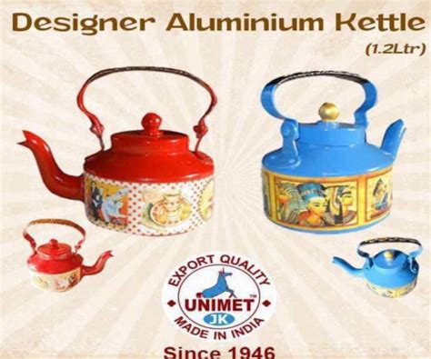 Designer Aluminium Kettle Finished Products Unicorn Metal Industries Al Circlebiz