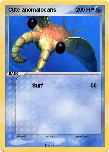 Pokémon Cute Anomalocaris Surf My Pokemon Card
