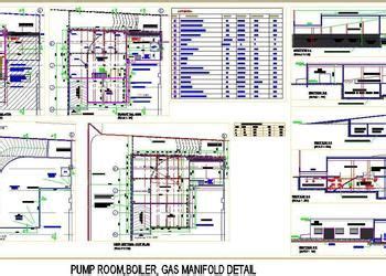 Boiler Pump Room Working Cad Drawing Download Plan N Design
