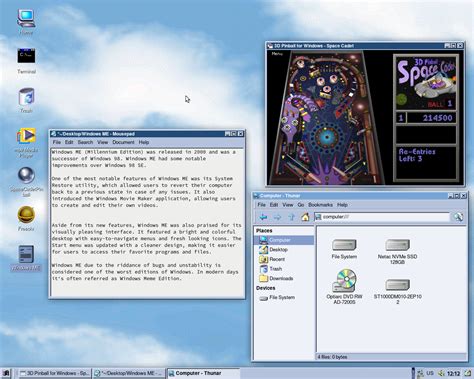 3d Interface Windows