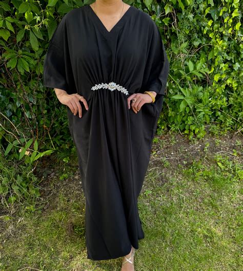 Black Kaftan Mz Asian Collection
