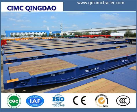 Cimc 40ft Port Using Mafi Roll Trailer Truck Chassis China Goose Neck