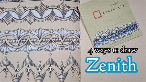 4 Ways To Draw Zenith Inktober Tangles 2021