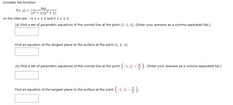 Solved Consider The Function Exy Fx Y On The Intervals