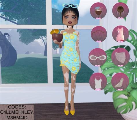 Dti Dress To Impress Summer Update Outfit No Vip Dress To Impress