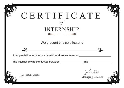Internship Certificate Design My Xxx Hot Girl