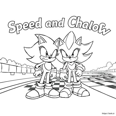 Sonic And Shadow Official Coloring Book