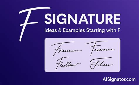 F Signature Letter F Ideas Artistic Curves And Examples