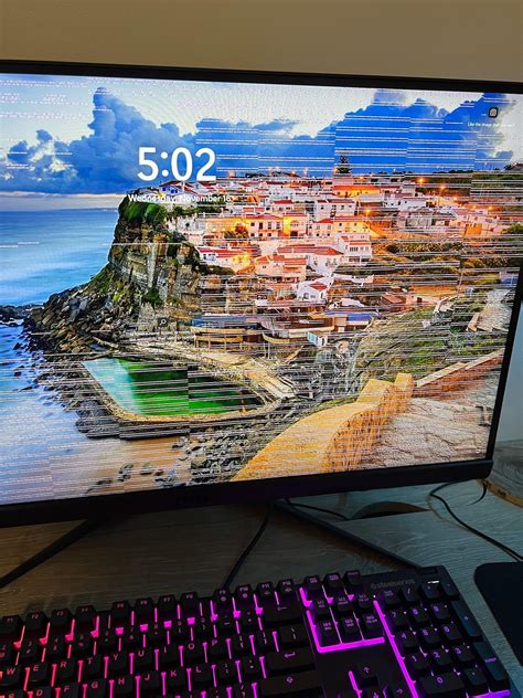 Artifacting Occuring On Left Side Of My Samsung Odyssey G7 Rmonitors