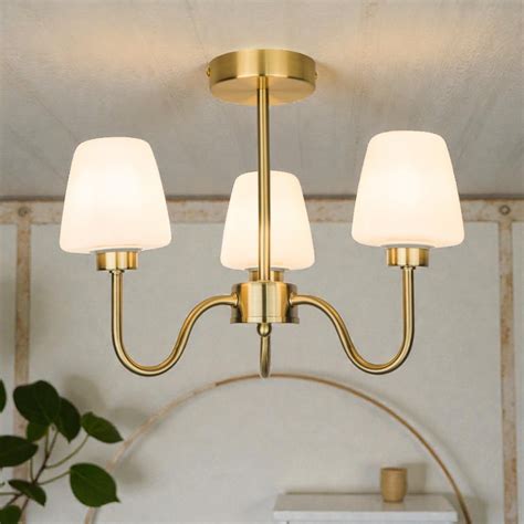 Marina Bathroom Ceiling Pendant 3 Light Lux Lighting