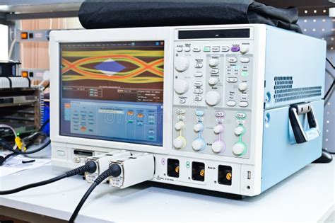 The Digital Oscilloscope Stock Image Image Of Device 23768399