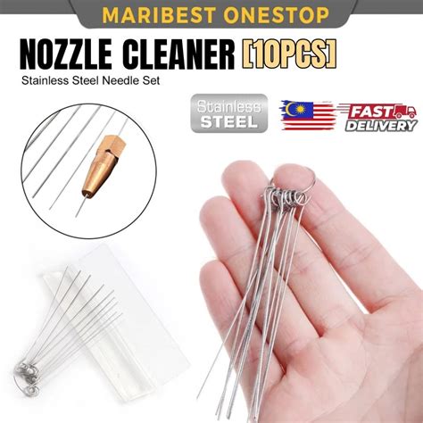 Cutting Nozzle Cleaner Torch Welding Nozzle Tip Jarum Nozzle Cleaner Set Pembersih Muncung