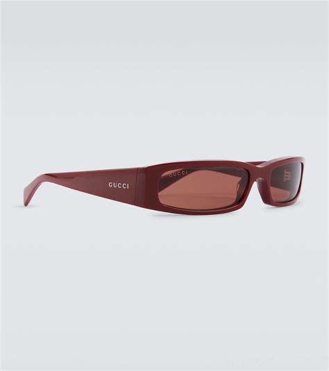 Gucci Logo Rectangular Sunglasses Gucci