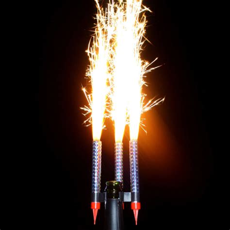 Champagne Bottle Sparklers Birthday Cake Candle Sparklers For Bottles