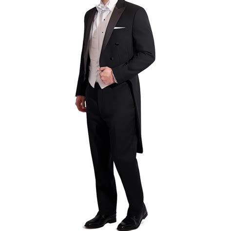 Neil Allyn Comfort Poly Mens Black Tailcoat