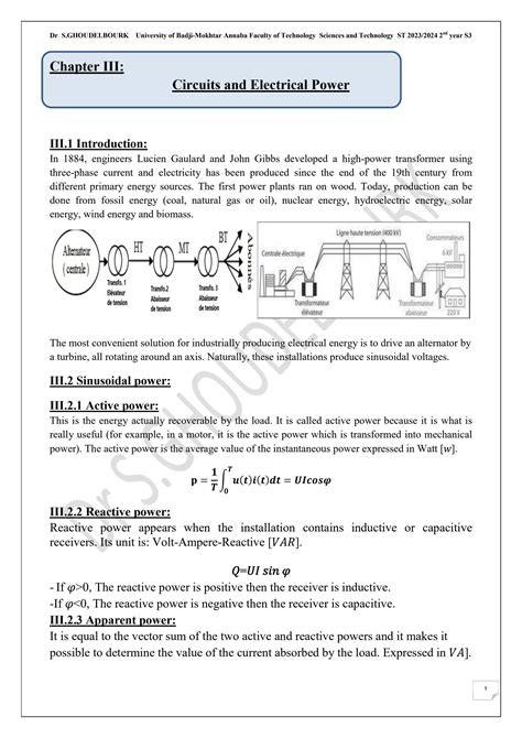 Solution Circuits And Electrical Power Studypool