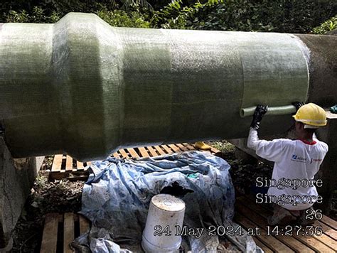 Strengthening To Pipe Joint At Seletar Reservoir Using Tyfo® Fibrwrap