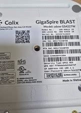Calix U6txg Gigaspire Blast Gs5229xg 100 05930 For Sale Online Ebay