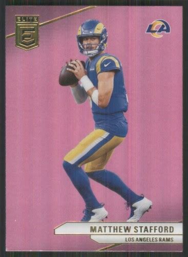 2024 Elite Pink 23 Matthew Stafford Los Angeles Rams 1193 Ebay