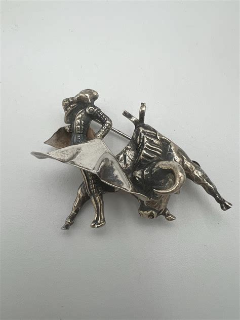 Vintage Marcel Boucher Designed Parisina Sterling Silver Matador Bull