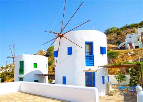 Traditional Windmills Anemos Leros