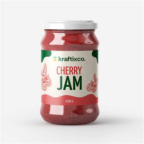 Jam Jar Labels Custom Printed Stickers For Food Packaging Kraftix