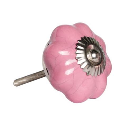 Knob It Home Decor Classic Cabinet And Drawer Knobs 12 Piece 6 Pink