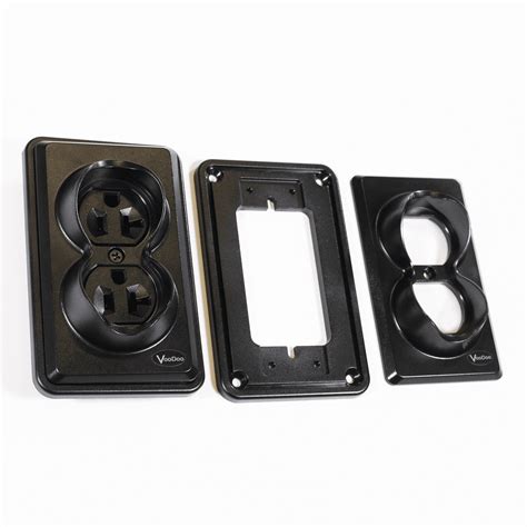 Polycarbonate Duplex Wall Plate Kit Voodoo Cable