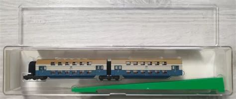 Minitrix 13391 Doppelstockwagen Mittelwagen 2 Tlg Dr S Bahn Rostock