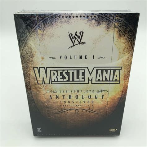 Wwe Wrestlemania Anthology Vol 1 Dvd 2005 5 Disc Set
