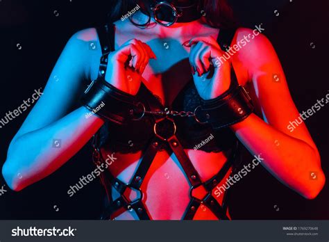 Sexy Body Girl Leather Sword Belt Stock Photo Shutterstock