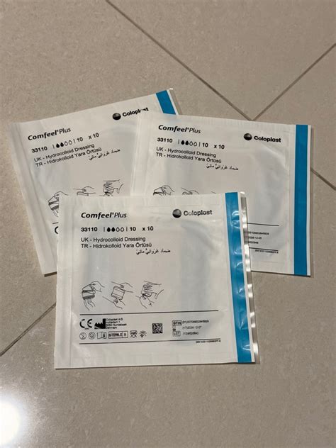 Coloplast Comfeel Plus Ulcer Dressing Health And Nutrition Medical Supplies And Tools On Carousell
