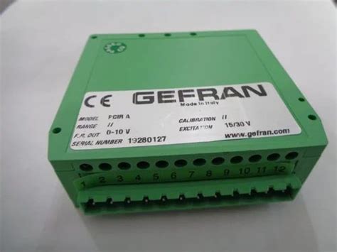 Gefran Pcir00a Signal Conditioner For Displacement Transducers At Best