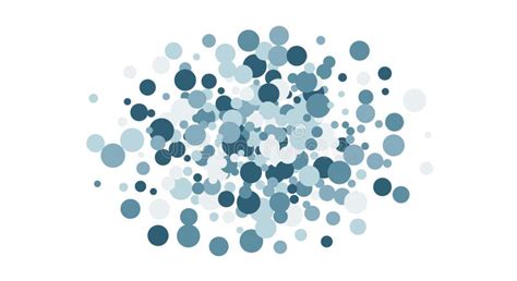 Bubbles Pattern Frame Blue Banner Web Colored Background Vector