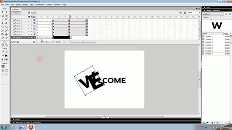 Macromedia Flash 2d Text Animation Making Tutorial Youtube