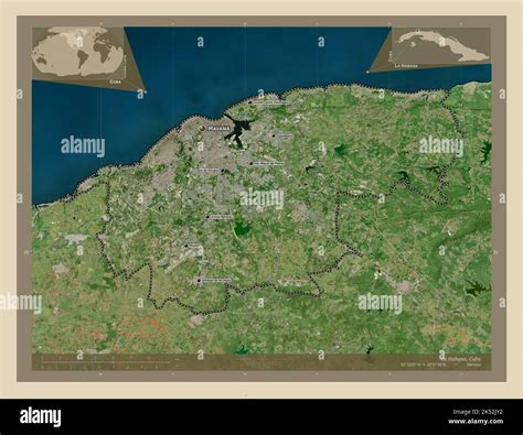 La Habana Province Of Cuba High Resolution Satellite Map Locations