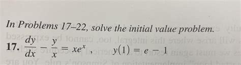 Linear Differential Equation With Initial Value Book Says The Answer