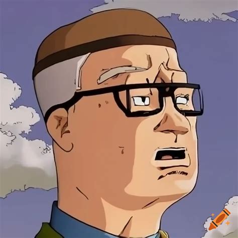 Hank Hill From King Of The Hill As A Jojos Bizarre Adventure Character On Craiyon