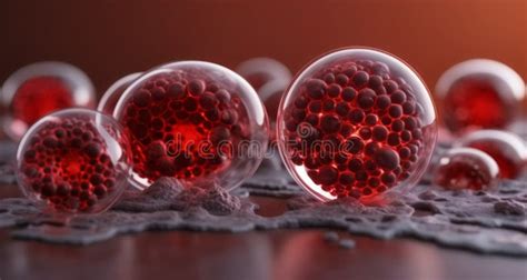 Molecular Marvels A Close Up View Of Scientific Beauty Stock