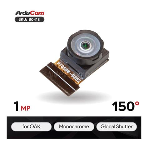 Arducam B OV Mono Global Shutter MP Wide Angle Camera Module