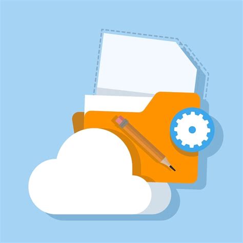 Premium Vector Vector Illustration About Concept Of Cloud Computing Or Backing Up Files To