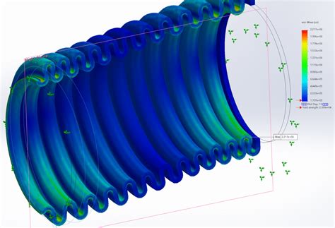 Flexible Connector Design With Finite Element Analysis Simulation