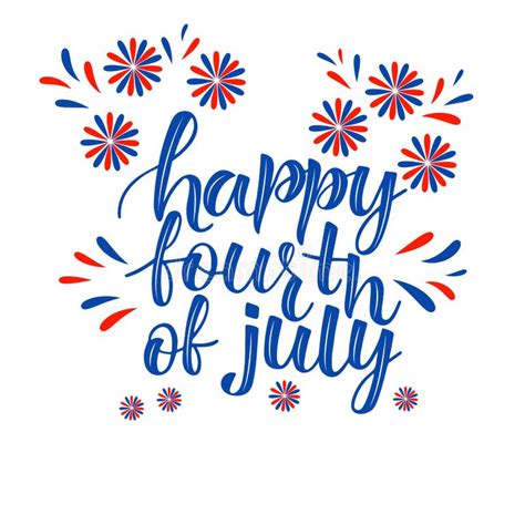 Happy Fourth July Logo Stock Illustrations 4198 Happy Fourth July