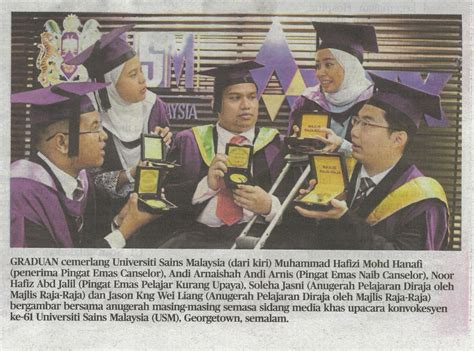 Usm News Portal Graduan Cemerlang Universiti Sains Malaysia