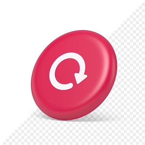 Premium PSD Circular Arrow Button Curved Dynamic Loading Progress Navigation Cursor D