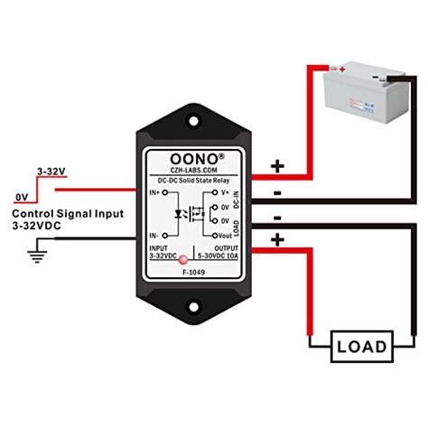 Wired Dc Dc 10amp Isolated Solid State Relay Module