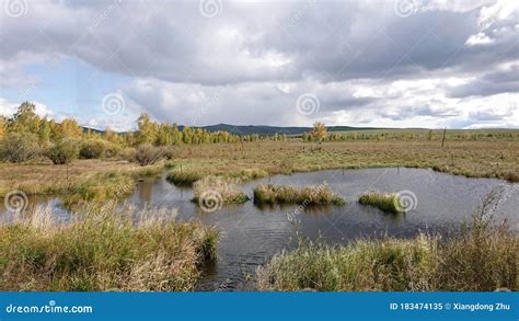 Beautiful View Of Hulunbeier Prairie In Inner Mongolia China Stock Image Image Of Tourism