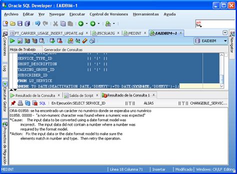right now ora 01858 se ha encontrado un carácter no numérico